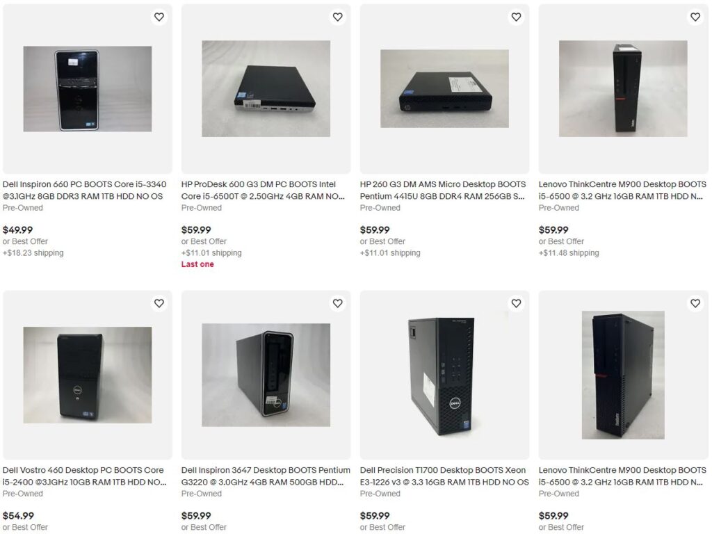 Buying Used Desktop Computers with eAsset Solutions • eAsset Solutions